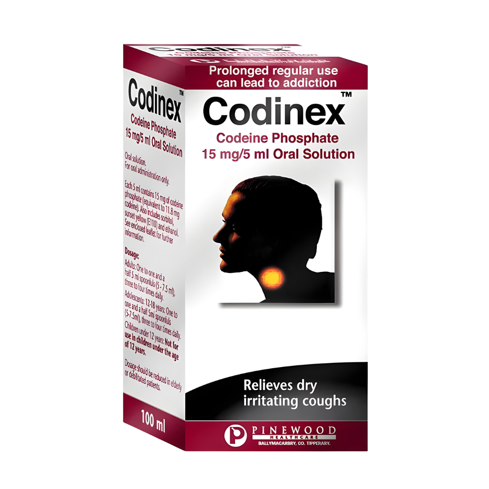 Codinex™, Codeine Linctus 15Mg/5Ml S/F 100ml