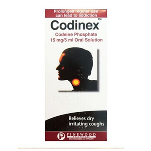 Codinex Codeine Linctus 15Mg/5Ml S/F 100ml